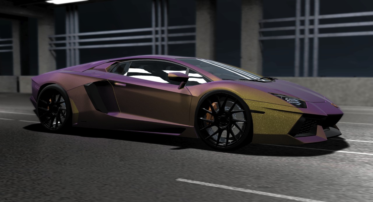 Satin Diamond Nebula Purple Gold | Aura Vinyl Color Explorer